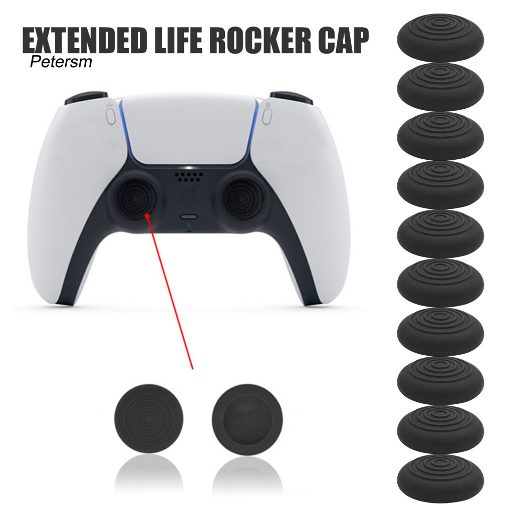 Silicone Joystick Cap Set Ps5 Caps Anti-slip Thumb Grips for Game ...