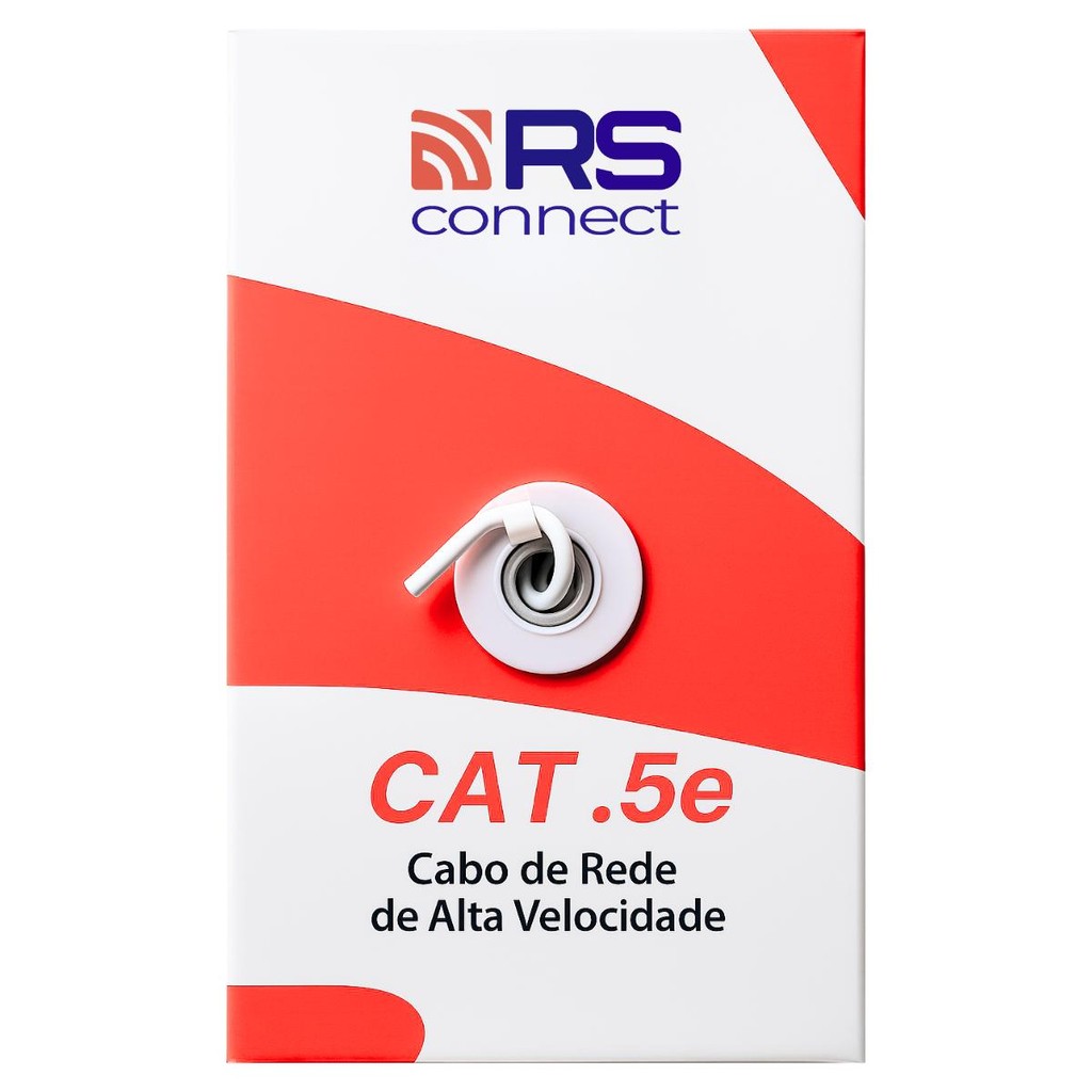 Cabo de Rede Cat 5e CCA Alumínio Acobreado Caixa com 305m | Shopee Brasil