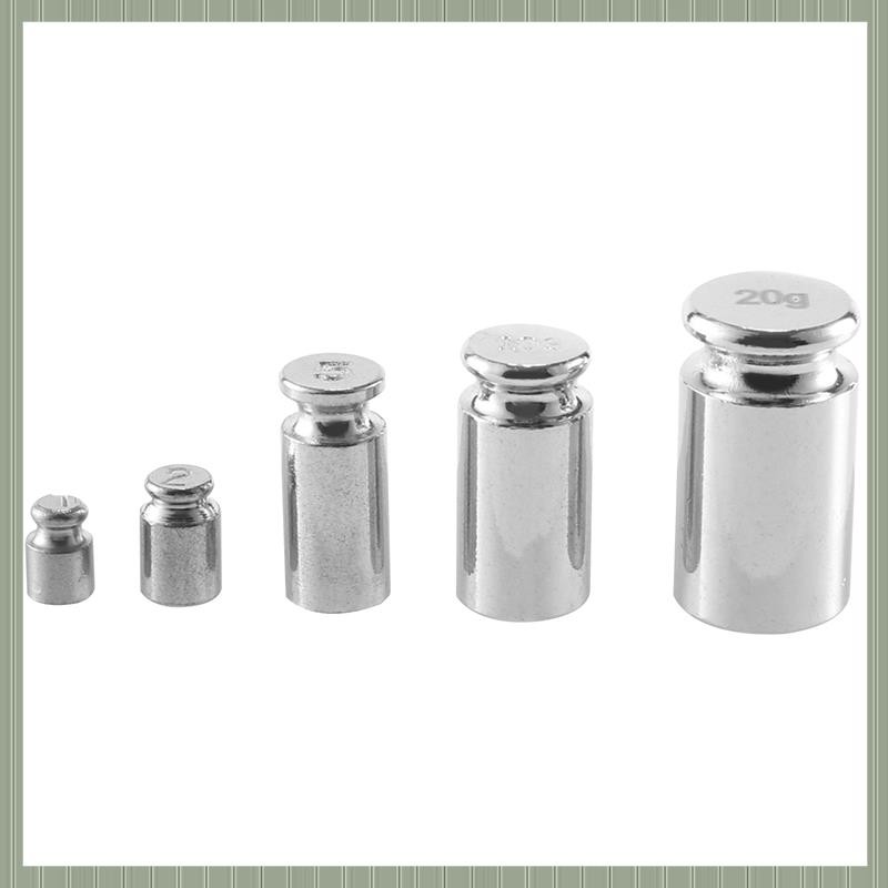 (Ufgt) Peso 1g 2g 5g 10g 20g Conjunto De Balança De Calibração Cromada ...