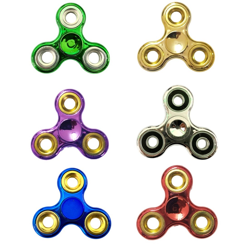 Fidget Hand Spinner Metalico De Qualidade Bom De Giro | Shopee Brasil
