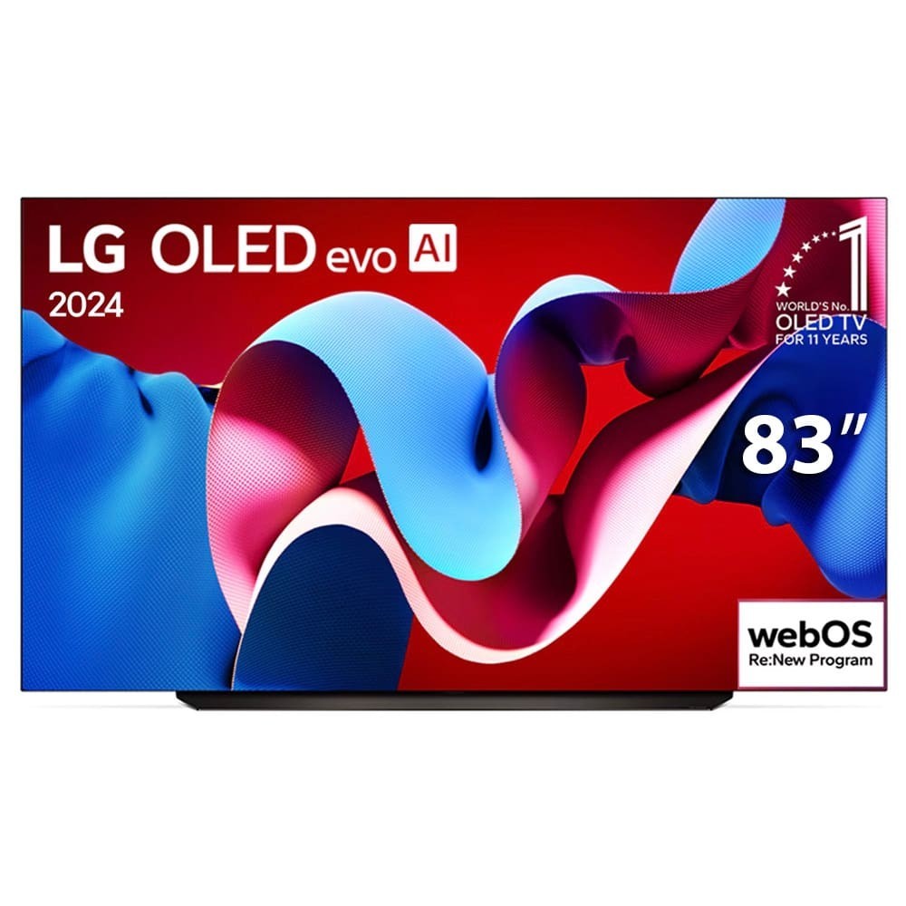 Smart TV 83 LG OLED 4K Ultra HD 83C4PSA com Processador AI alpha9 Ger7 | Shopee Brasil