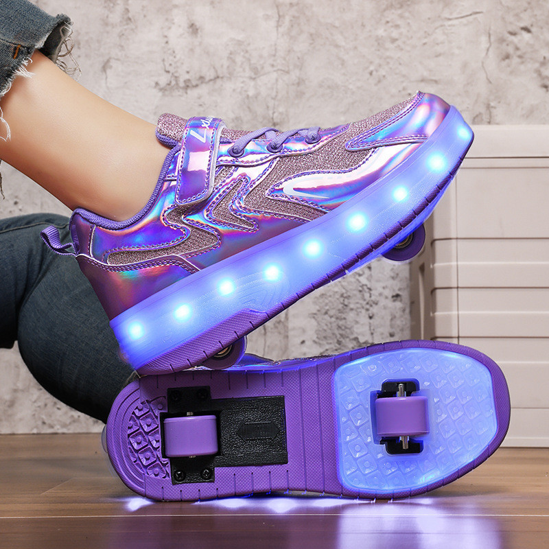 Novos Tênis de Rodinhas para Homens e Mulheres, Patins Invisíveis ...