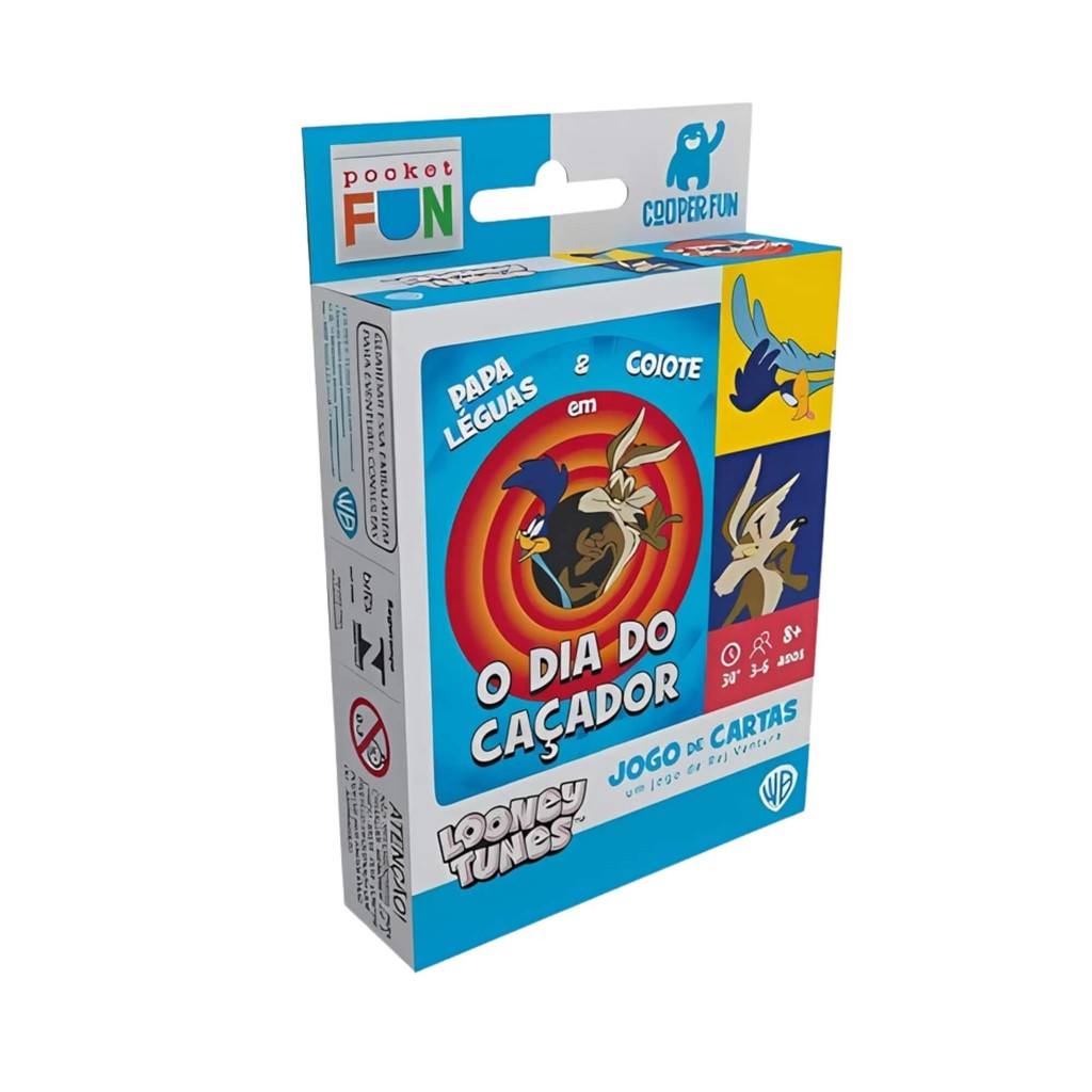 Jogo de Cartas Pocket Fun Looney Tunes - O Dia do Caçador Cooper Fun ...