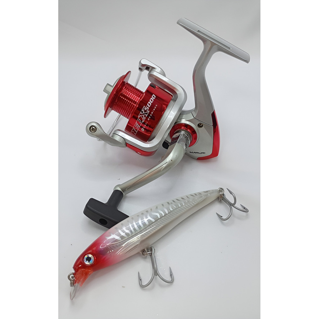 Molinete Pesca Maruri Redx 5000 - 3 Rolamentos(Direito/Esquerdo ...