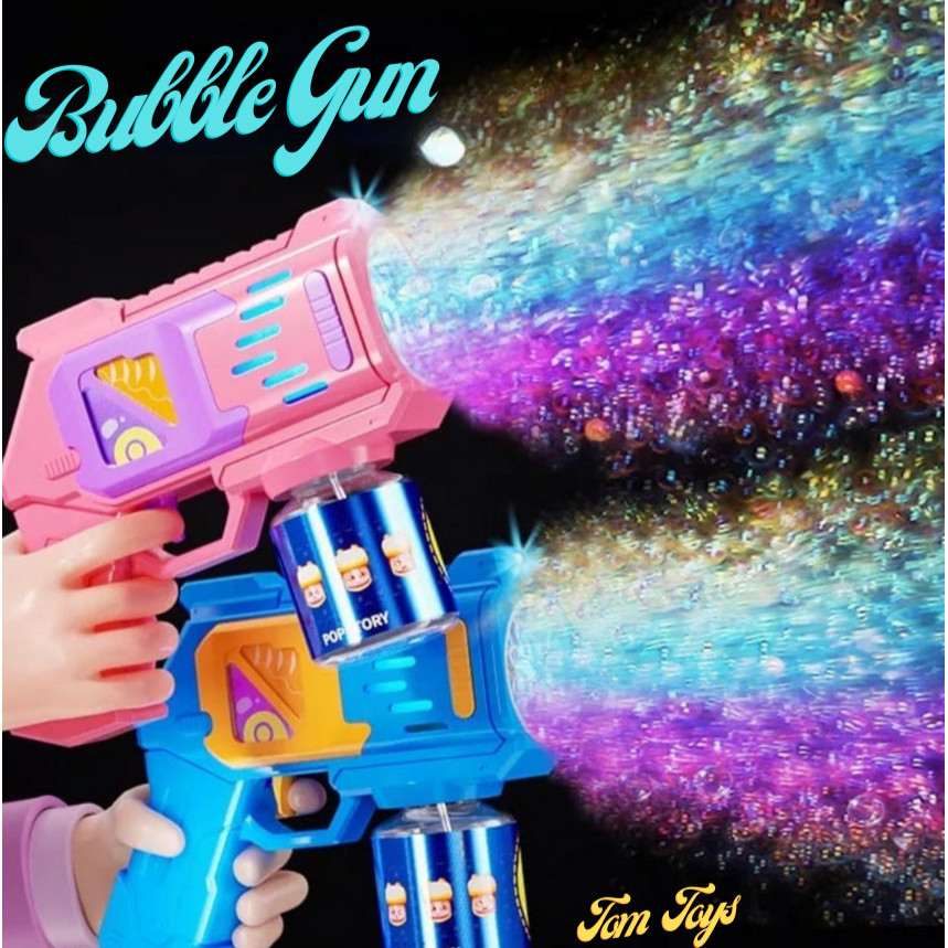 Lança bolha bazuca BUBBLE GUN bolha de sabão automatico com luz ...