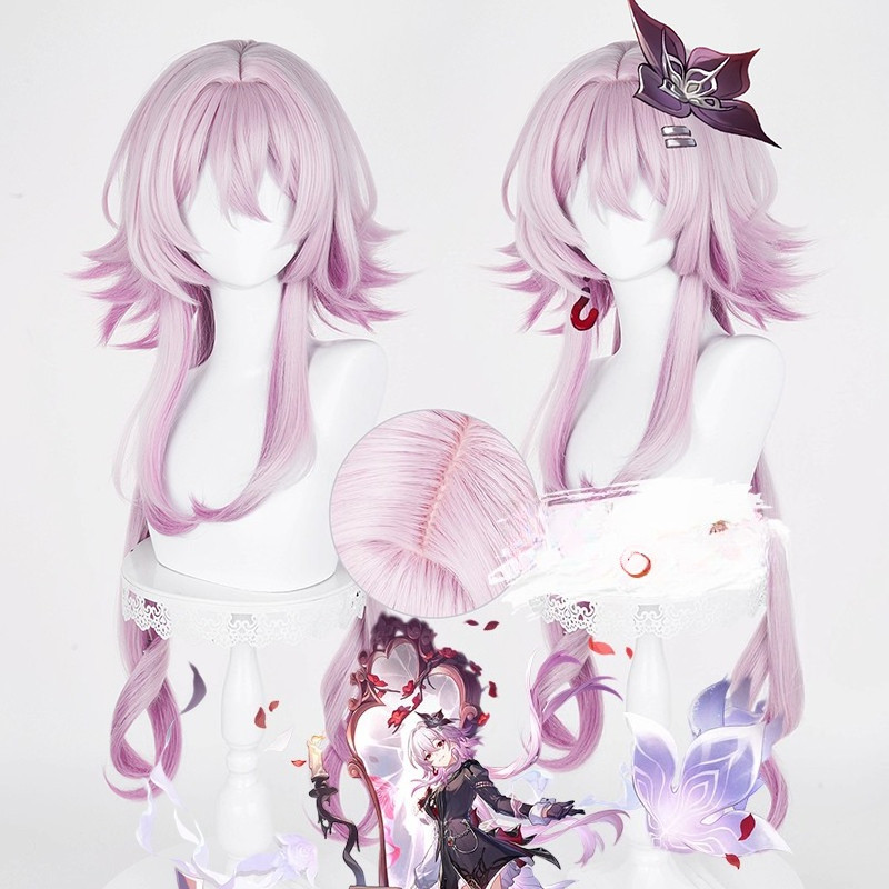 Honkai : Star Rail 7 De Março Evernight Peruca Cosplay 100 Cm De ...