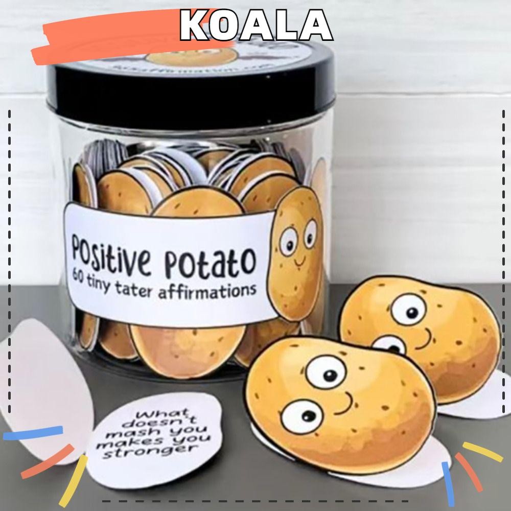 Cartões Emocionais Positivos KOALL , Picles/Batata 30/60 Folhas De ...