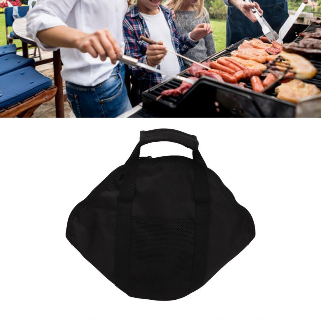 Hbhbhbhbb Outdoor BBQ Grill Pan Bag Oxford Carry Case Portable Beach ...