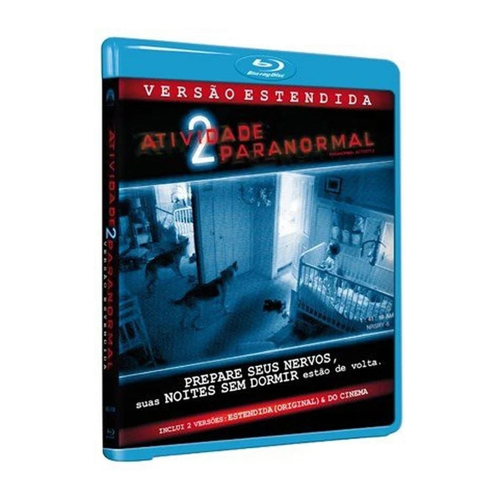 Atividade Paranormal 2 Versão Estendida - 2010 Blu-Ray - Estojo Slim ...
