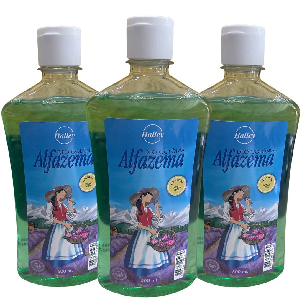 Perfume De Alfazema Halley 500 Ml 3 Unidades Umbanda Candomblé ...