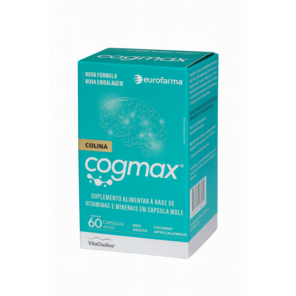 Cogmax Eurofarma 60 Cápsulas – Suplemento com Colina, Vitaminas e ...