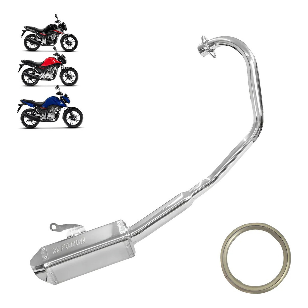 Escape Mini Trioval Fortuna Cg Titan Start 160 Nova 2025 | Shopee Brasil
