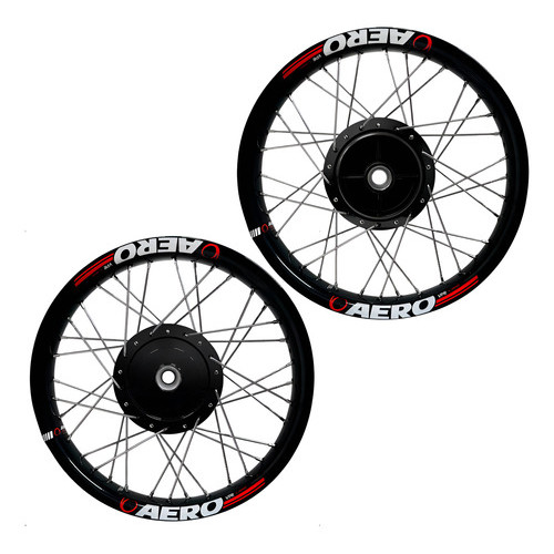 Par Roda Aro Viper Aero Preto Titan 150 Start Raio Inox | Shopee Brasil