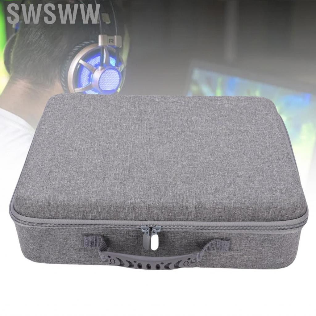 swsww-br Heayzoki Gaming Console Hard Case Elastic Band Travel Carrying ...