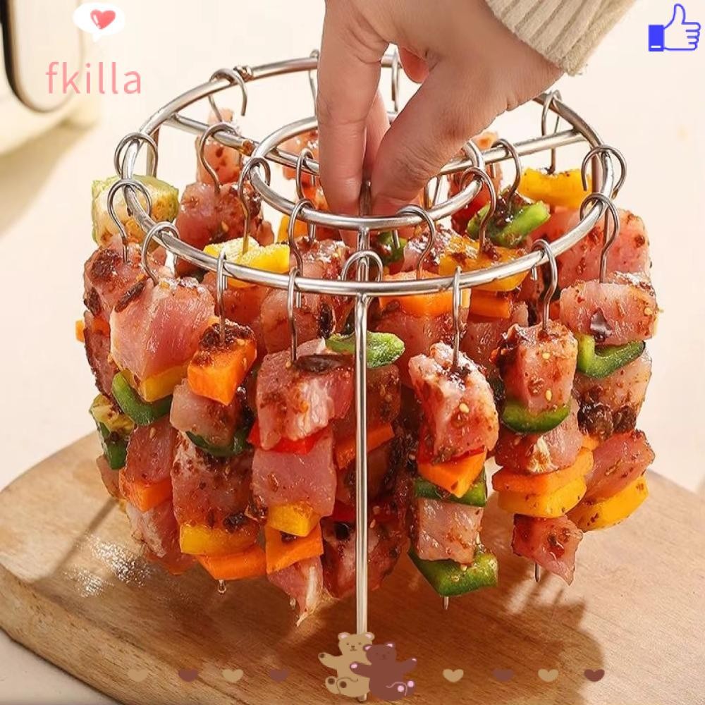 FKILLA Rack De Grelha Vertical , Suporte De Espeto Removível Para De ...