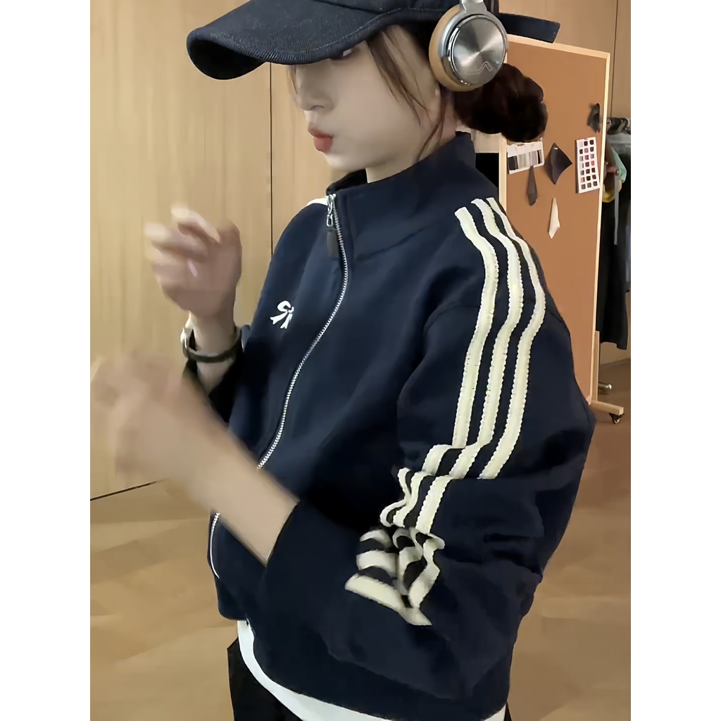 Estilo coreano uniforme de beisebol jaqueta feminina 2025 outono novo ...