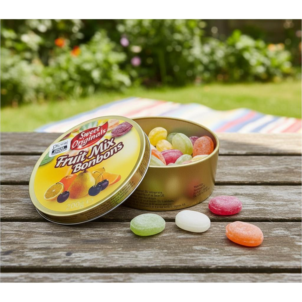 Bala Fruit Mix Bonbons Sweet Original Lata 200g Pronto Envio | Shopee ...