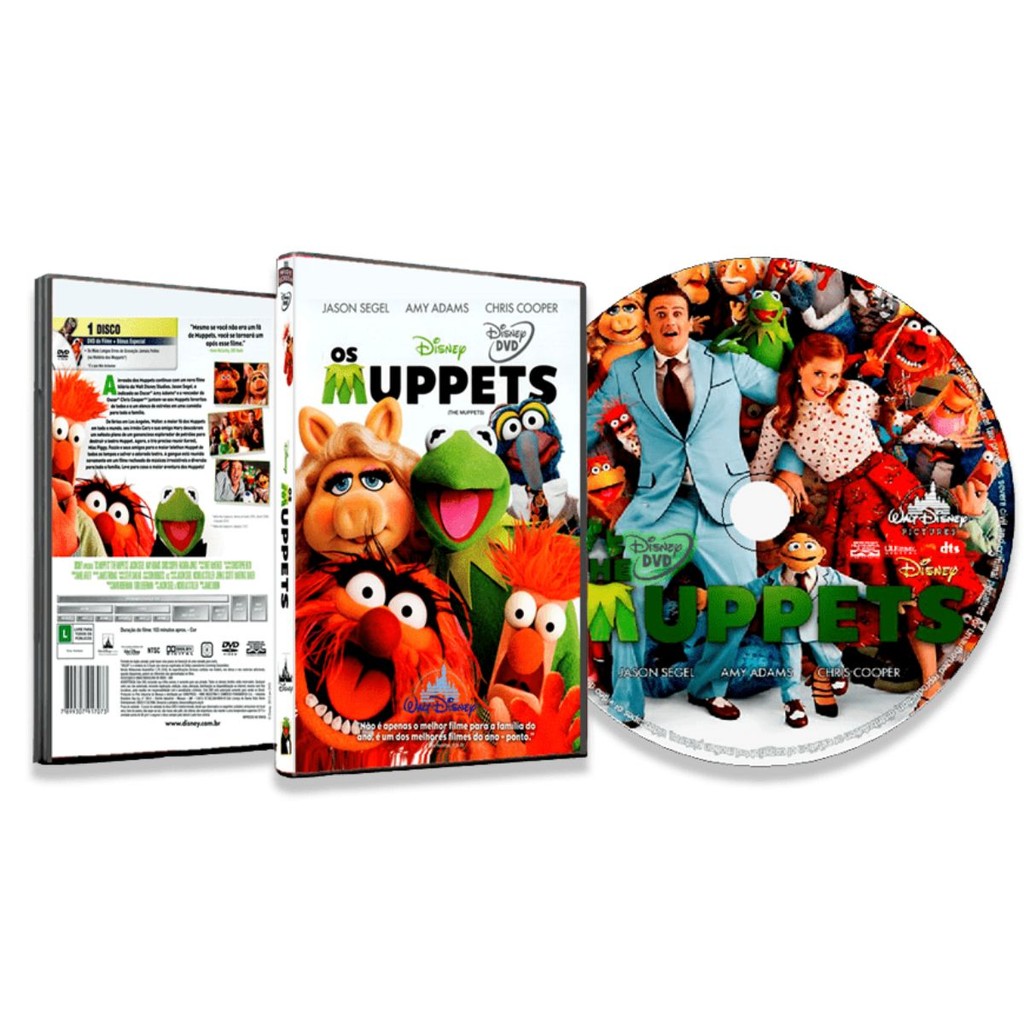 Os Muppets - DVD - The Muppets (2011) - Somente Mídia | Shopee Brasil