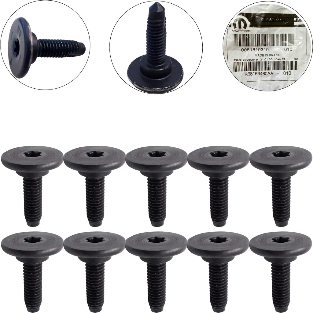 Parafuso Parachoque Fiat 51810310 Original Kit 10 Unidades | Shopee Brasil