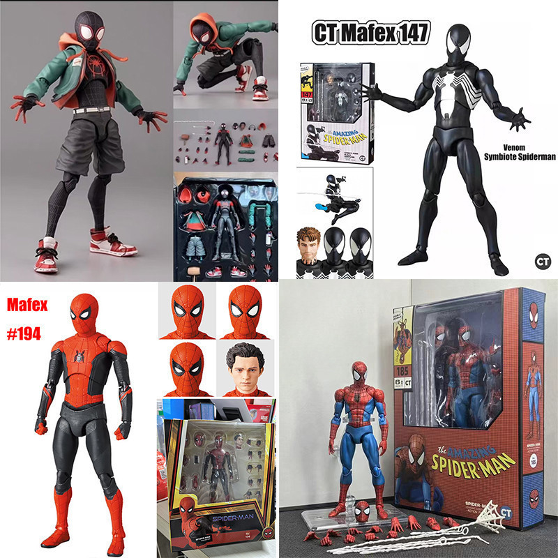 Homem-Aranha : Longe De Casa mafex 185 Figura De Ação Symbiote ...