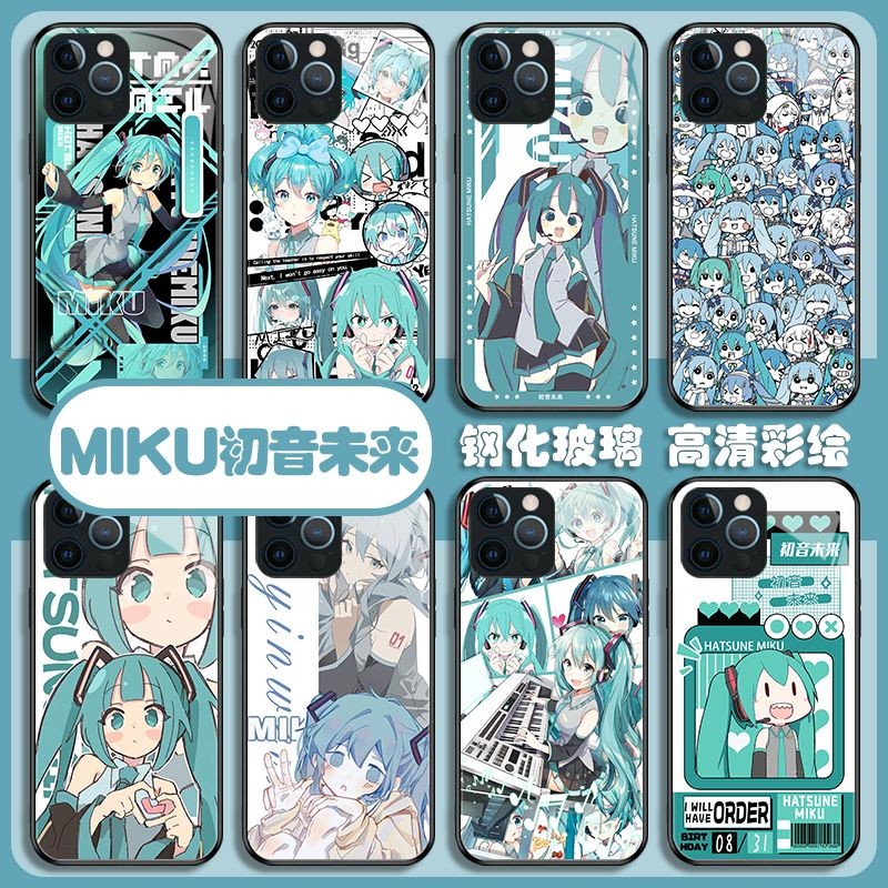 Capa de telefone bidimensional miku Hatsune miku adequada para Glory ...