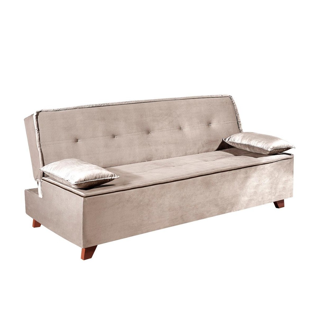 Sofá Cama 2 Lugares 1,85m Zoe Bom Pastor | Shopee Brasil