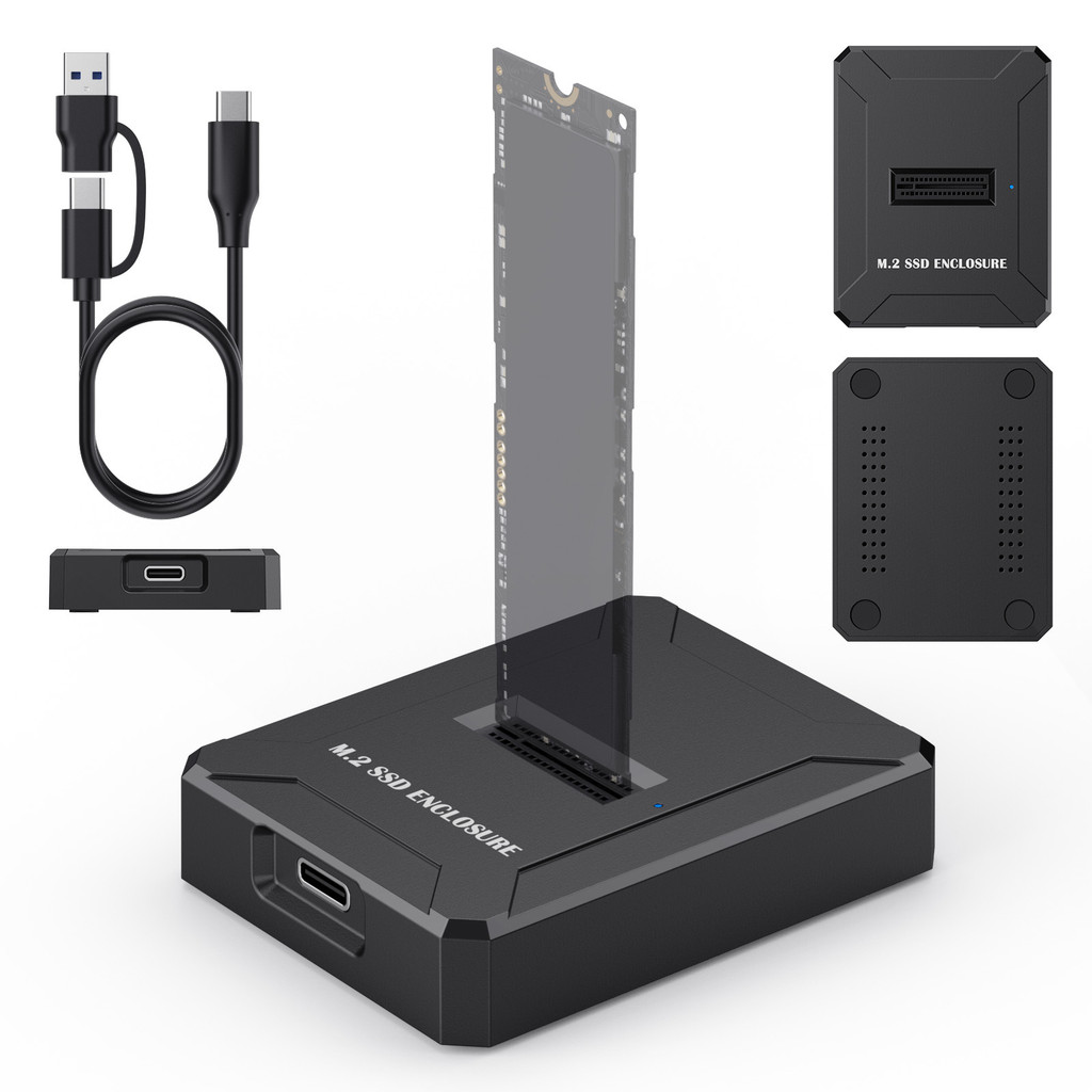 Dock de Unidade de Estado Sólido M.2 Dual Protocol SATA/NVME Leitor USB ...