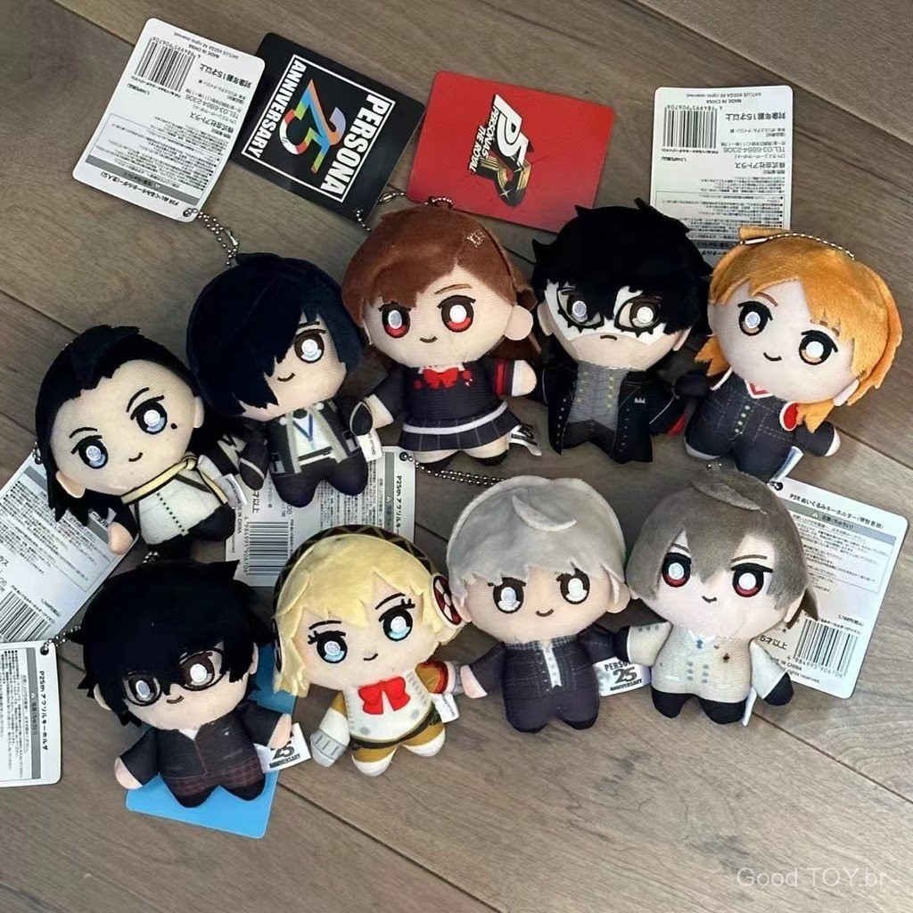 10CM 2025 Brinquedo de Pelúcia Persona 25º Aniversário Coringa Shiomi Kotone Yuuki Makoto ...