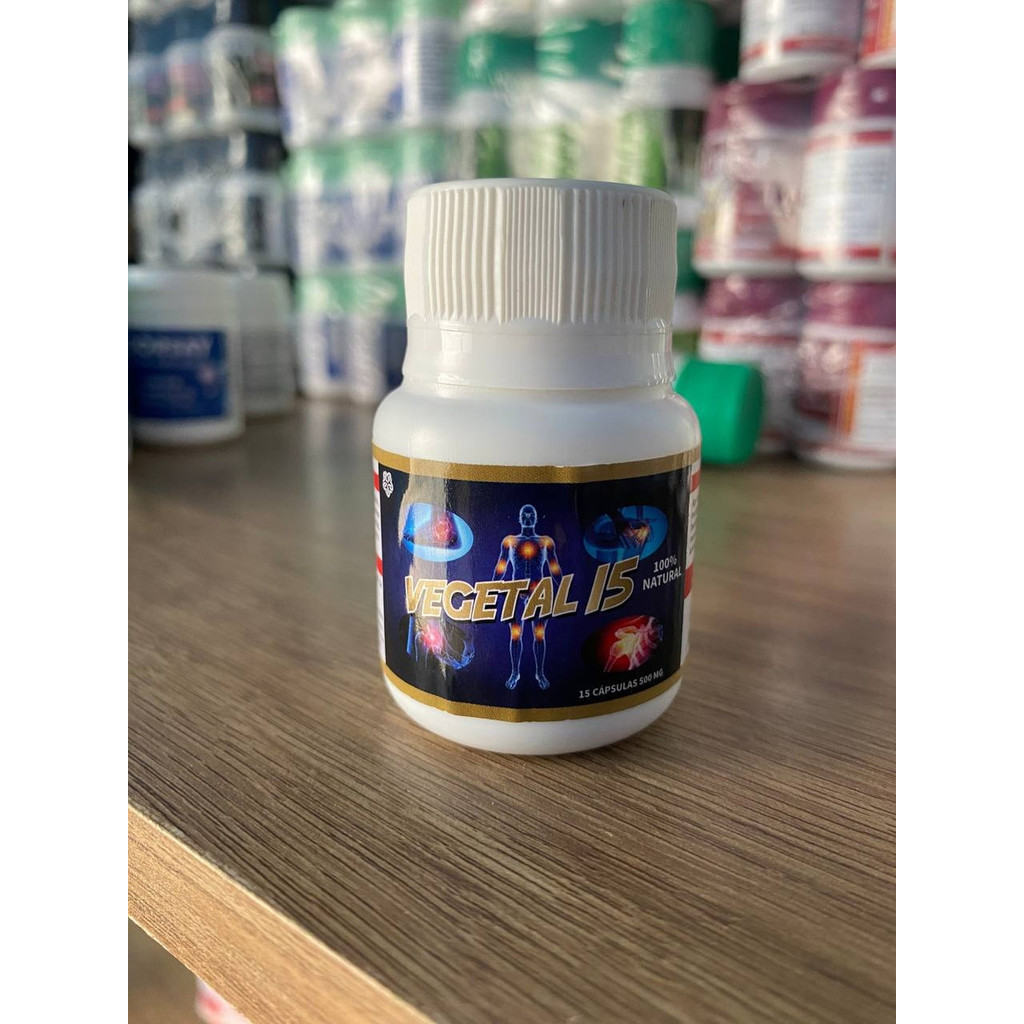 Vegetal 15 Original - 15 Capsulas - Varejo e Atacado | Shopee Brasil