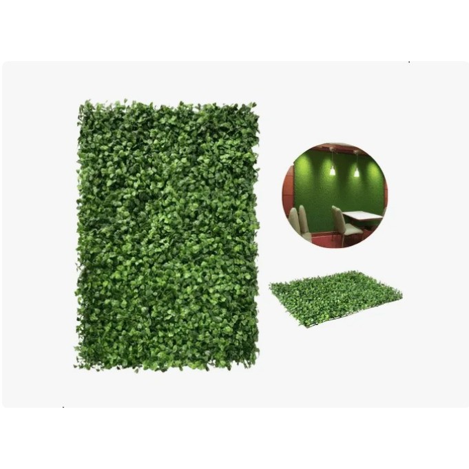 Placa Buxinho Grama Artificial Jardim Vertical 40x60cm | Shopee Brasil