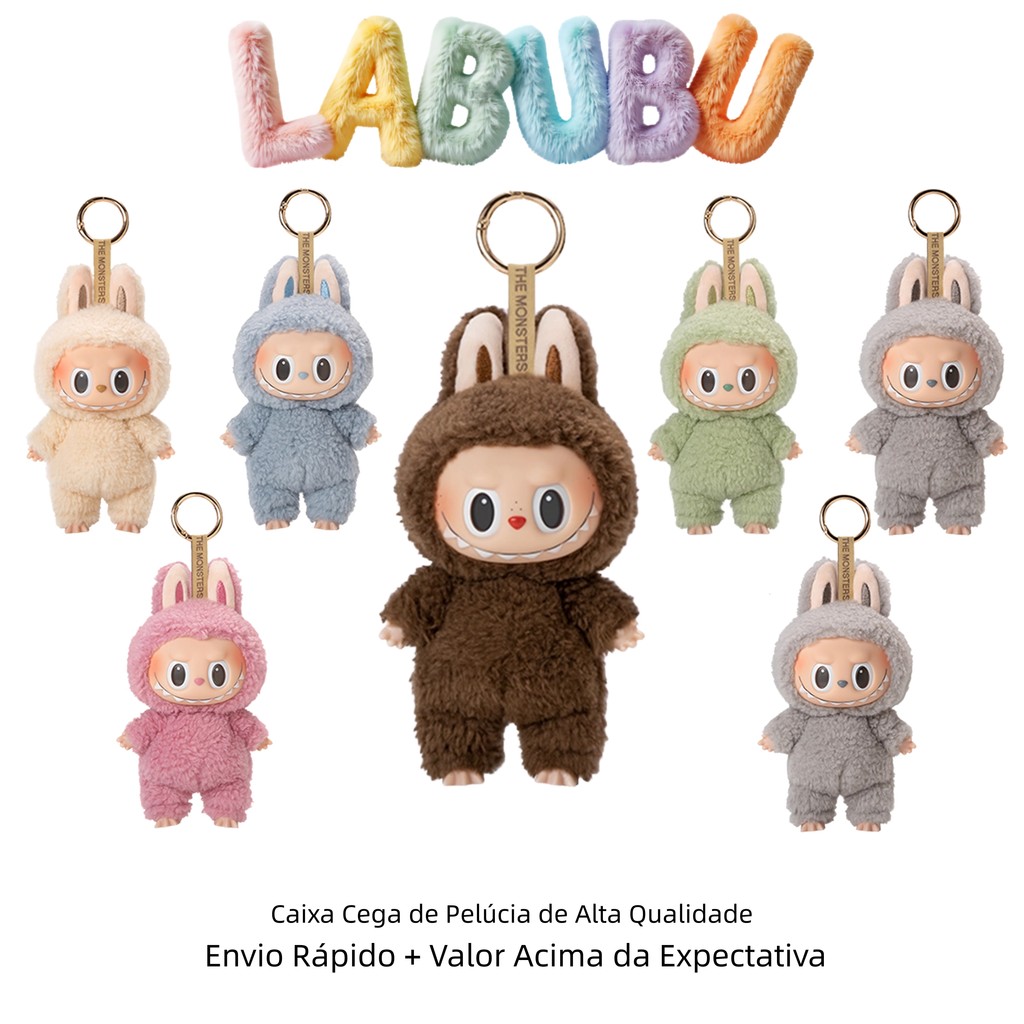 Boneca Labubu Primeira Geração – Caixa Cega Portachaves Pelúcia Edição ...