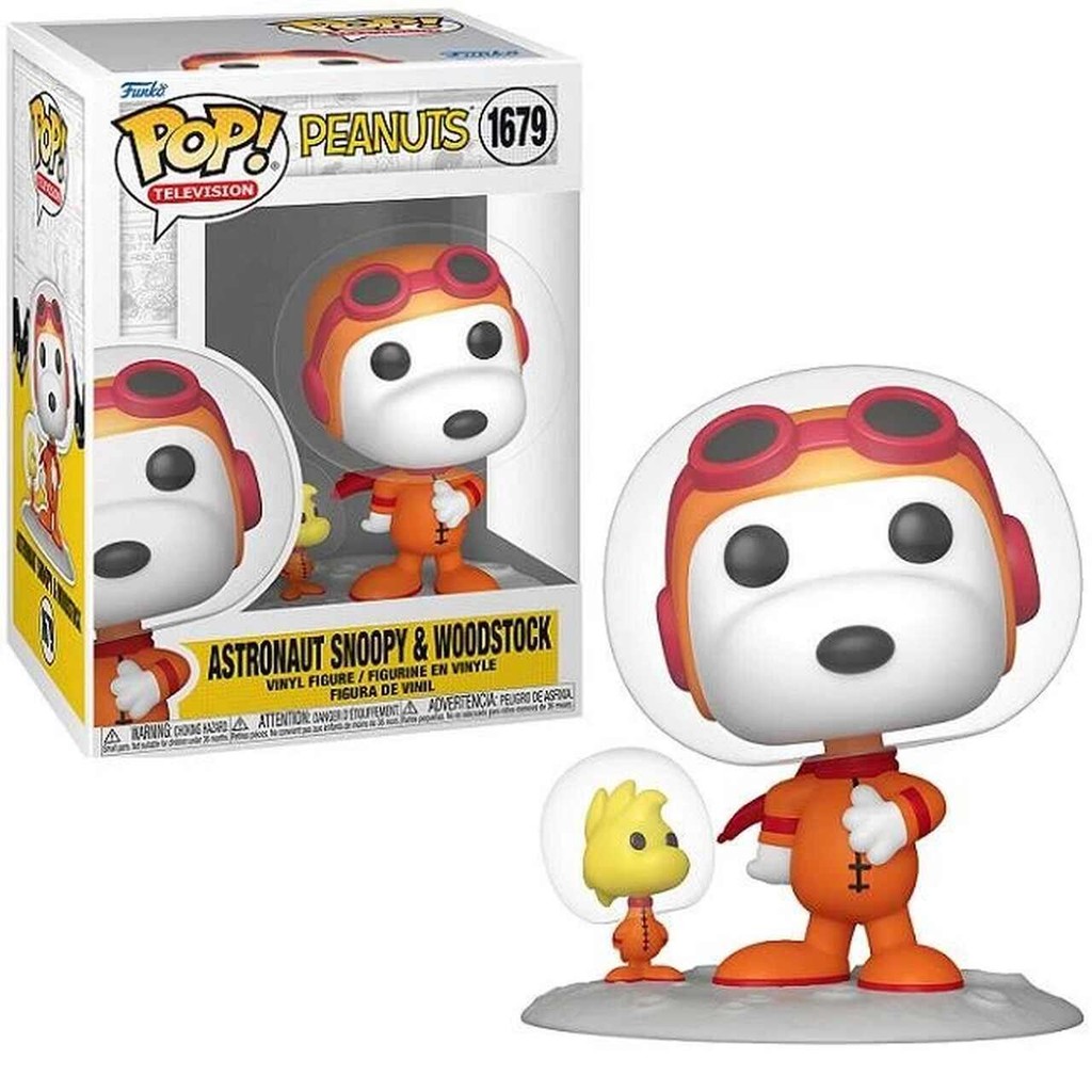 Funko POP! Television Snoopy e Woodstock Astronaut 1679 | Shopee Brasil