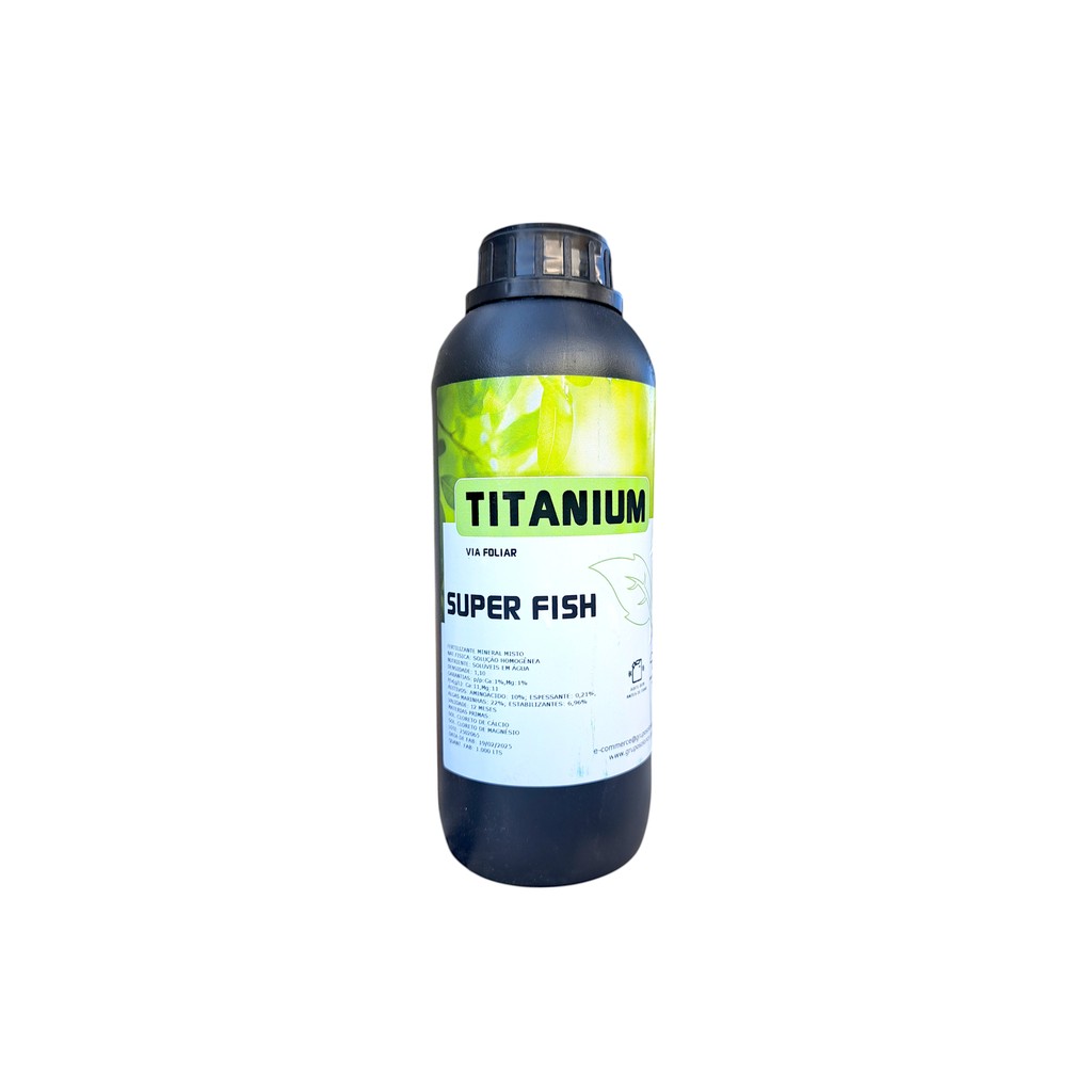 Fertilizante Titanium Super Fish Potassio 1 Litro Solo Rico | Shopee Brasil