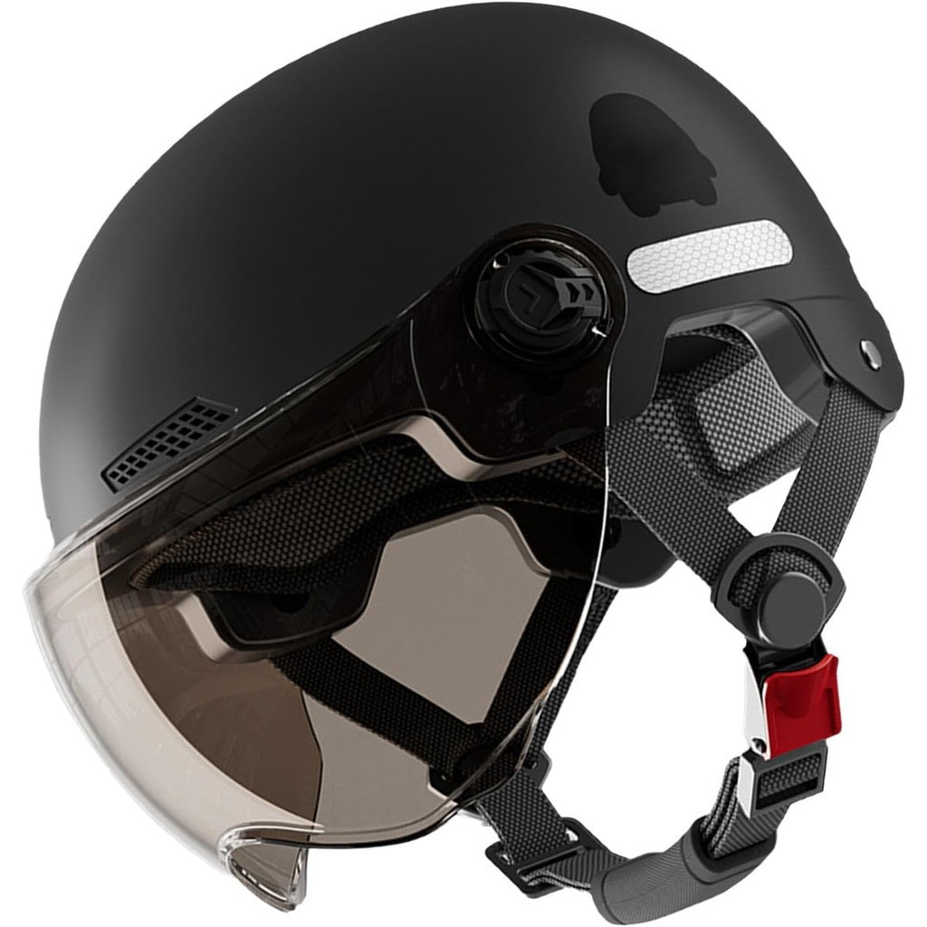 Capacete de Scooter Elétrico com Óculos - Capacete de Scooter Elétrico ...