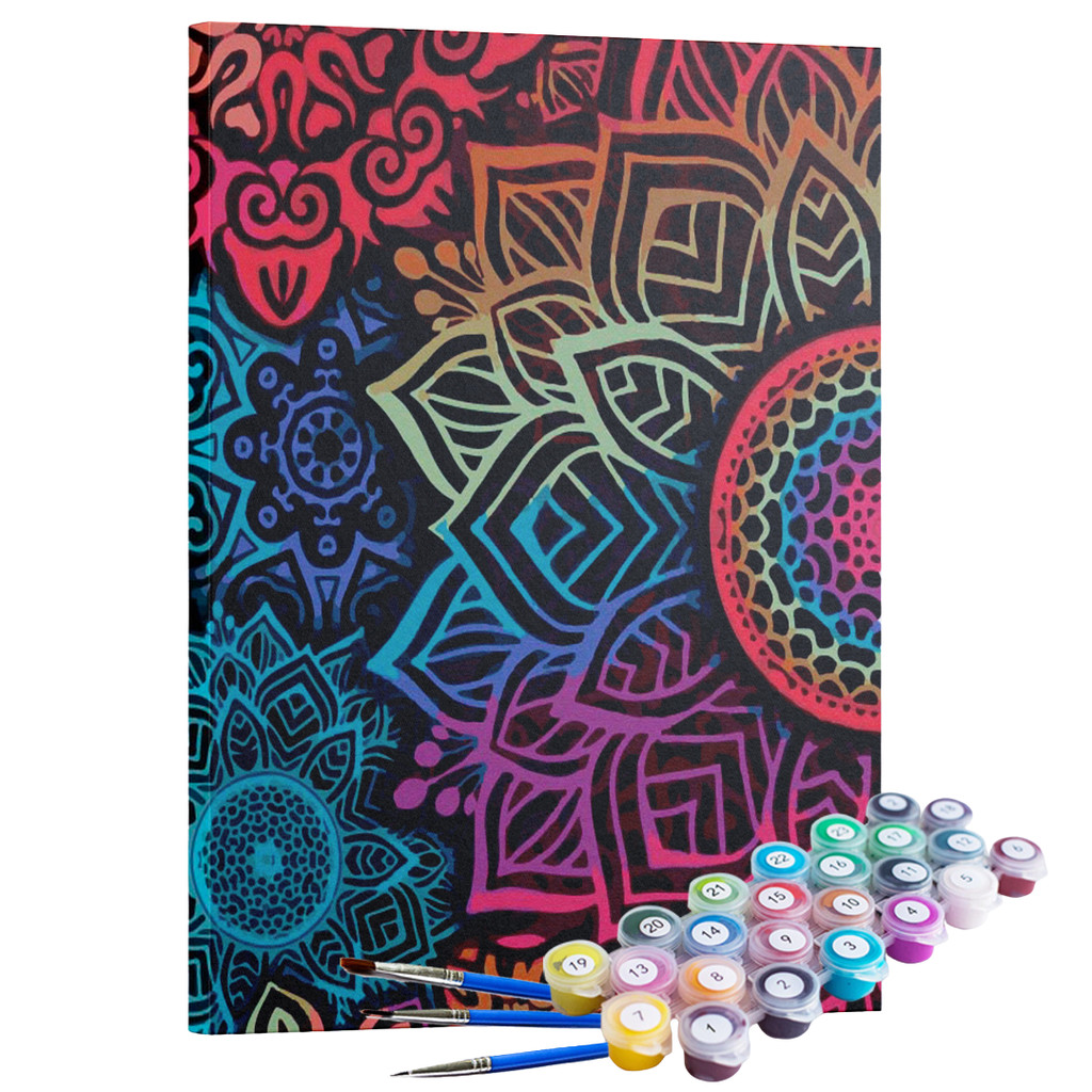 Kit Pintura Terapêutica - Mandalah Colorida | Shopee Brasil