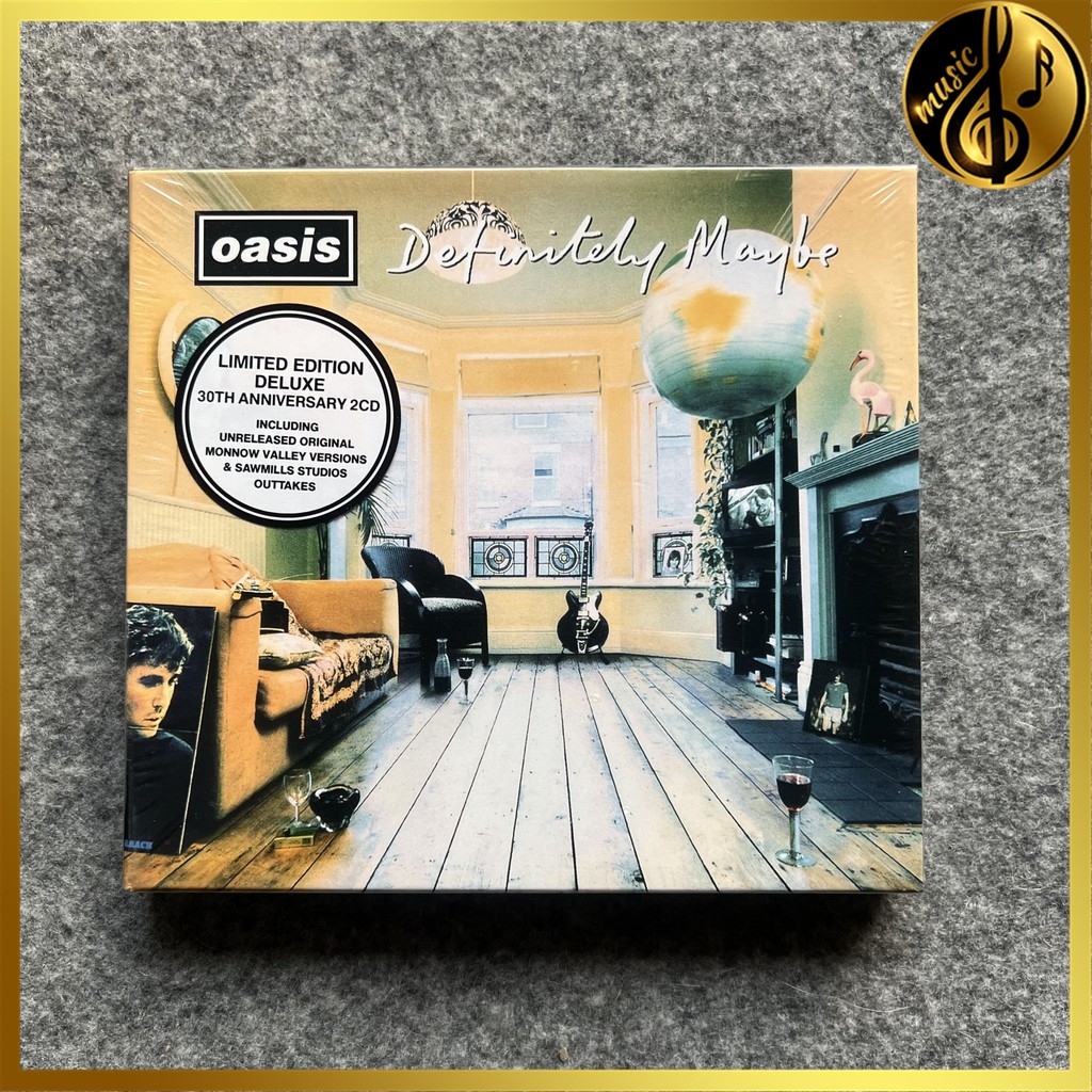 Oasis Definitely Maybe 30th Anniversary Original 2CD Brand New Album ...