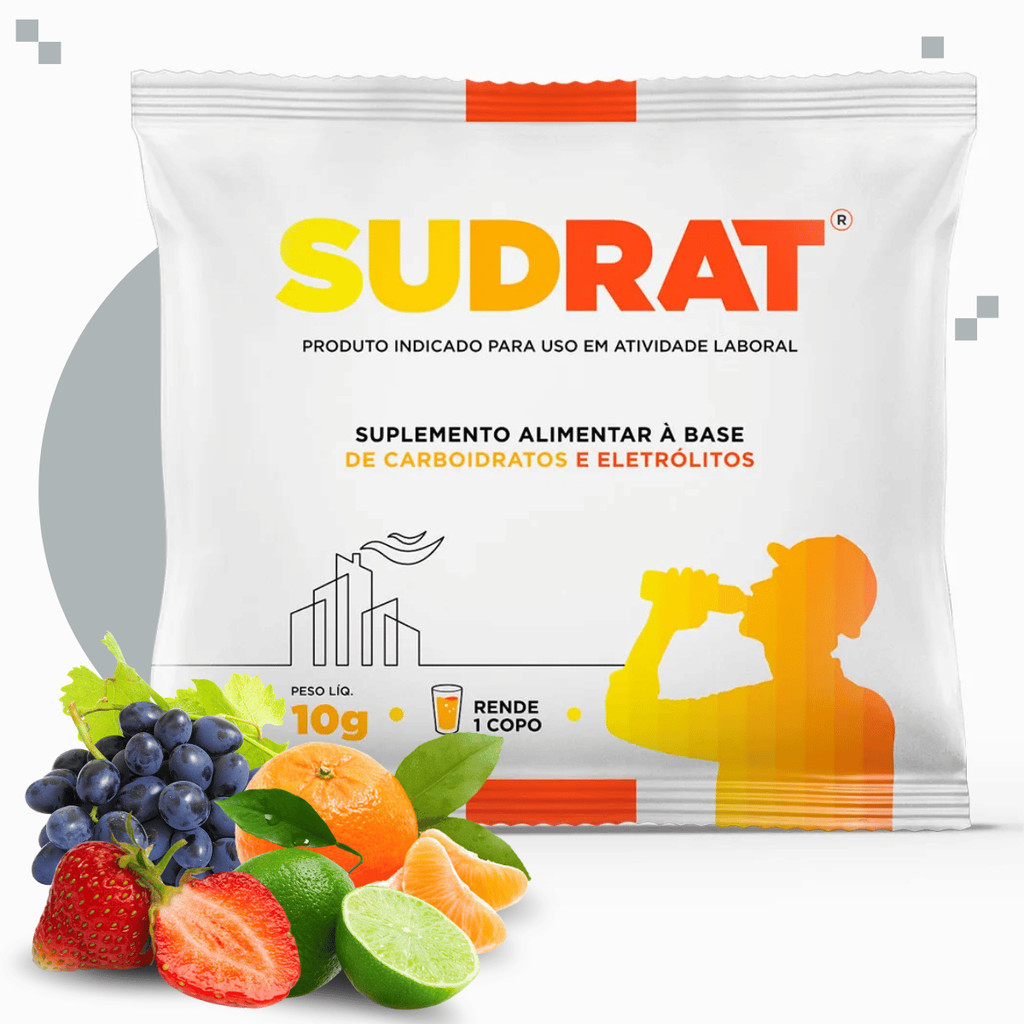 Kit Repositor Isotônico Em Pó Sudrat 10g Mix de Sabores Hidratação ...