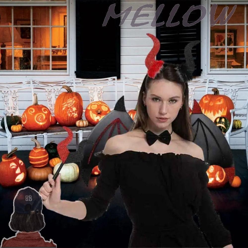 Adereços De Cosplay De Fantasia De Halloween MELLOW , Asas De Morcego ...