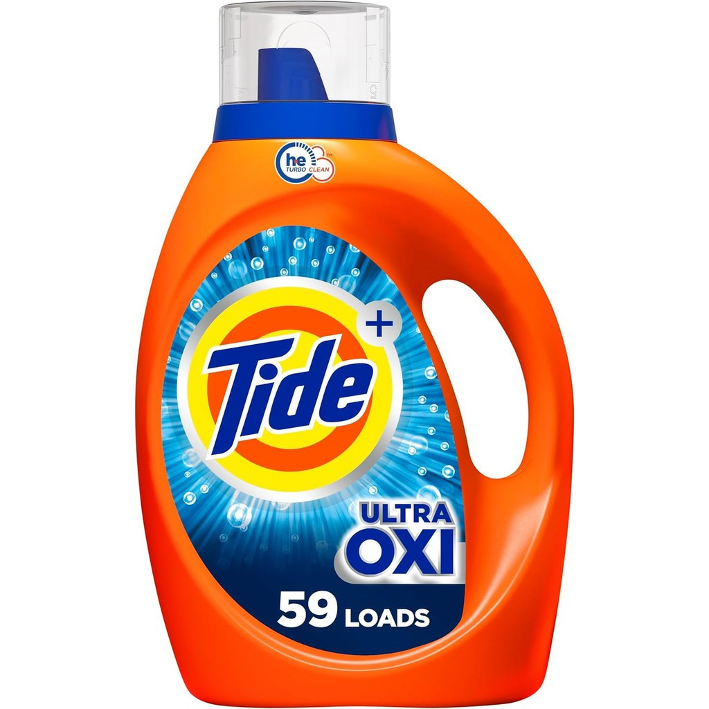 Tide Ultra Oxi Laundry Detergent Liquid Soap, High Efficiency (He), 59 ...