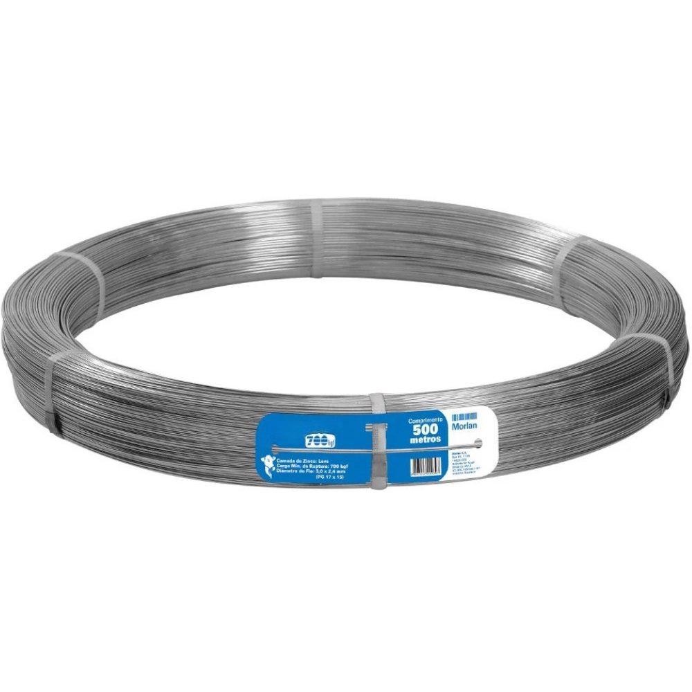 Arame Ovalado para Cerca Paraguaia 500M MORLAN | Shopee Brasil