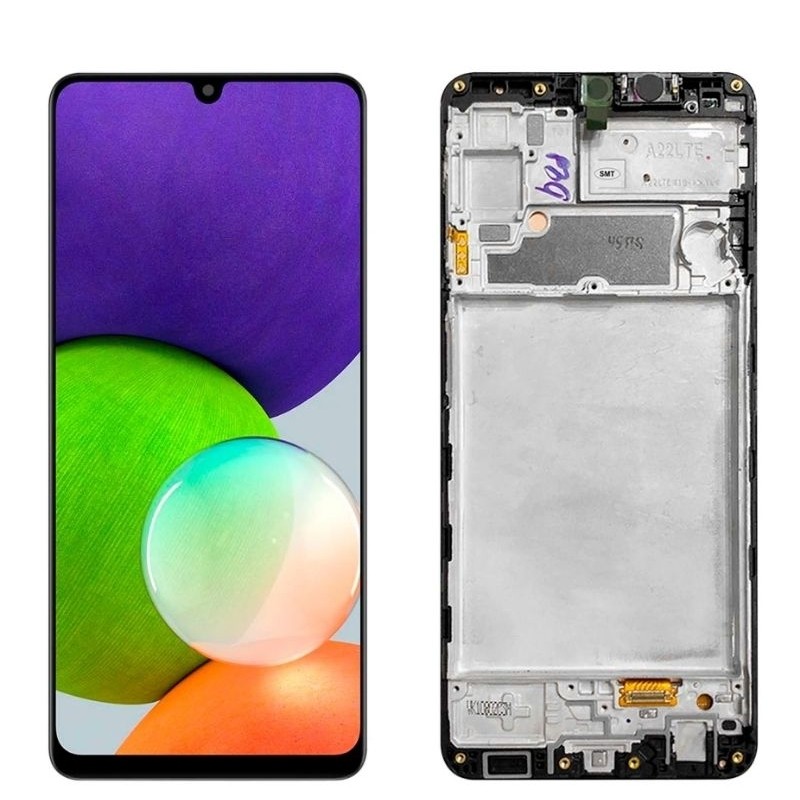 Tela Display Lcd Samsung A22 A225 4G/ A22 5G A225-Oled Com Aro | Shopee ...