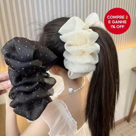 Grampo De Garra De Cabelo 13 Cm Polka Dot Star Design Para Mulheres ...