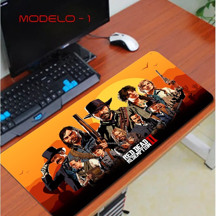 Mouse Pad Gamer Tapete Red Dead Redemption 2 Tamanho 40x28cm ...