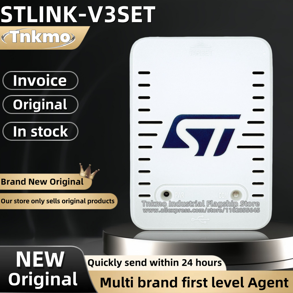 1 Pçs/Lote Tnkmo STLINK-V3SET STM8/STM32 Simulação Downloader ST-LINK ...