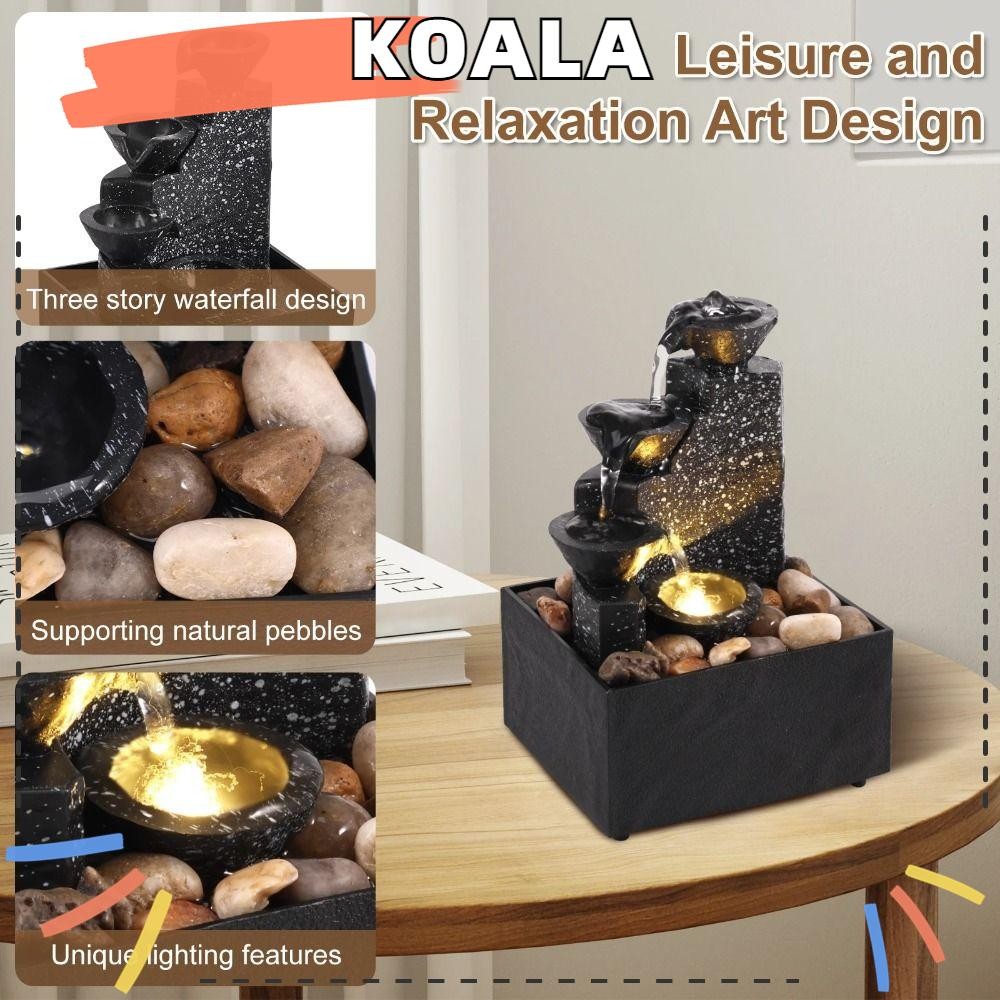 Cachoeiras Chinesas Fengshui KOALL ,/Conectadas Em Fonte De Água ABS ...