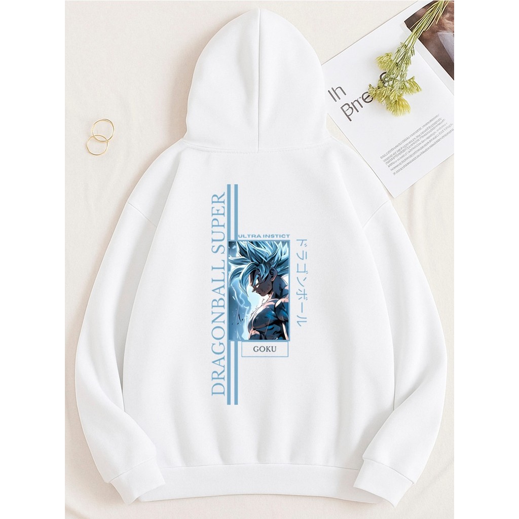 Moletom Canguru Capote C/Capuz Premium Unissex Blusa Inverno Goku ...