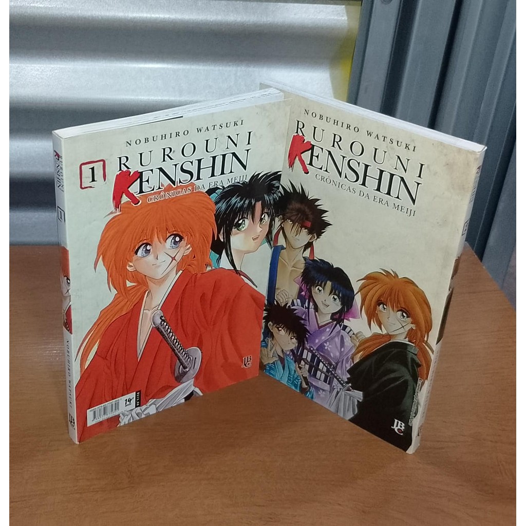 Manga Rurouni Kenshin volume 1 e 2 ( Samurai X ) Nobuhiro Watsuki ...