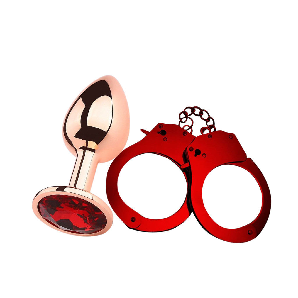 Kit Plug Anal Grande Rose Algema Erótica Metálica Shopee Brasil