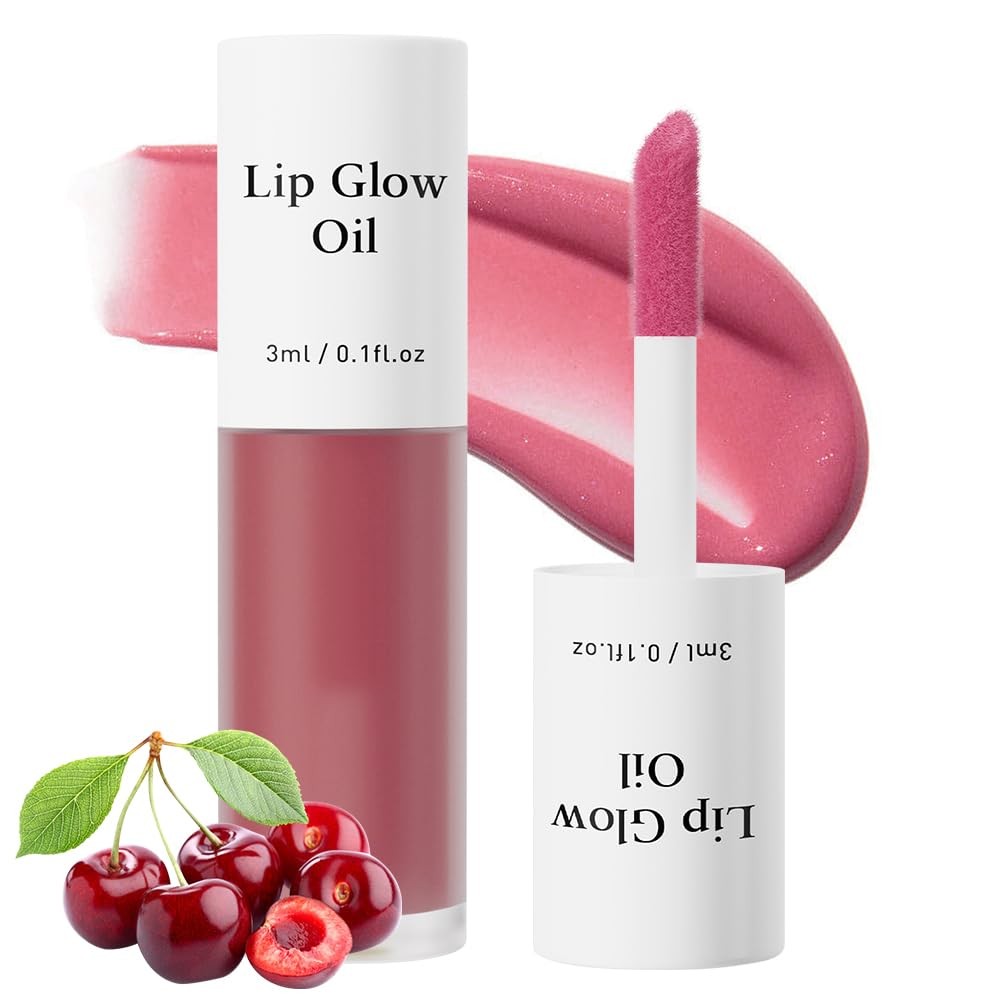 Tinted Lip Glow Oil - For Lush, Hydrated Lips with a Natural Glow ...