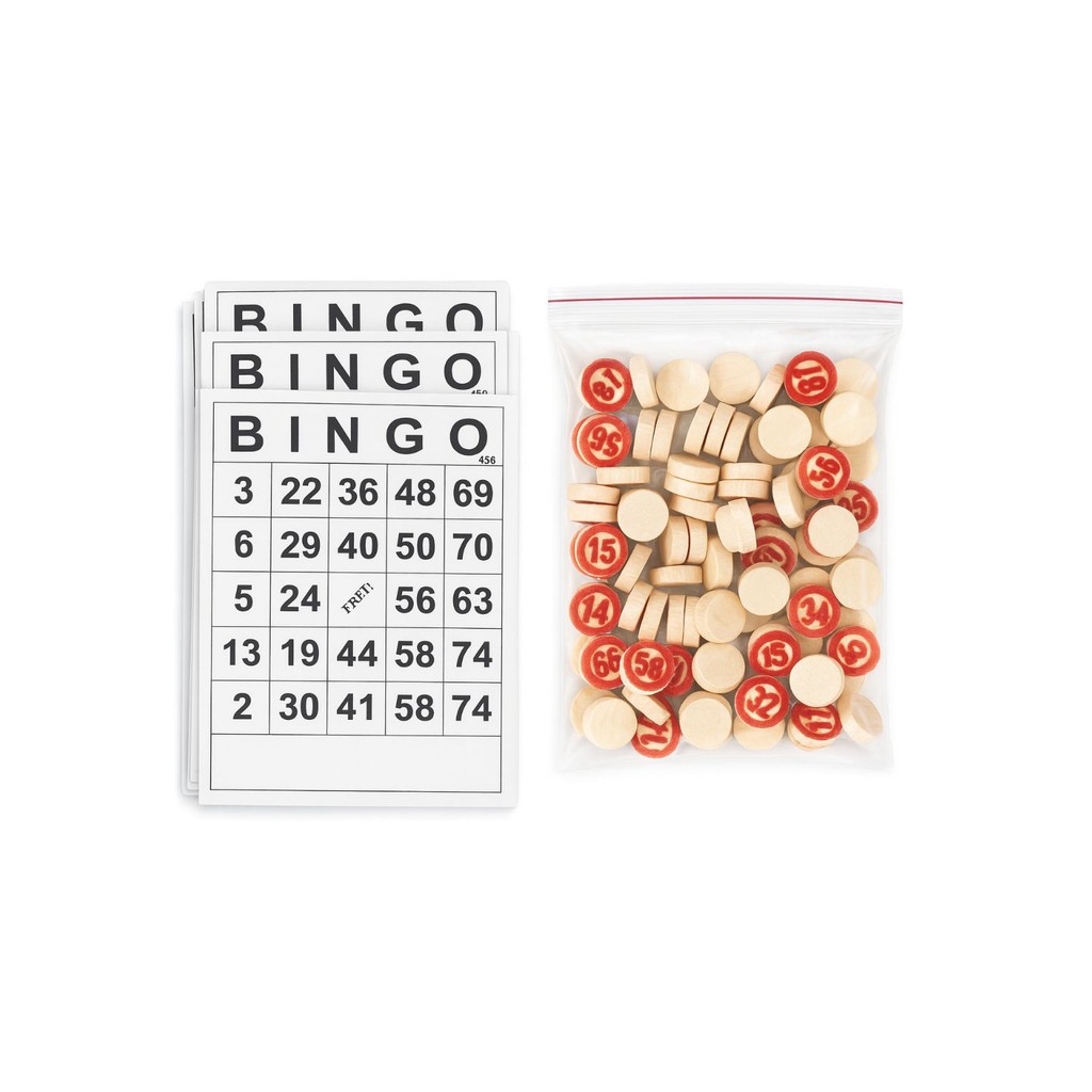 Kit Bingo Clássico Completo com 40 Cartelas Fichas Numeradas | Shopee ...